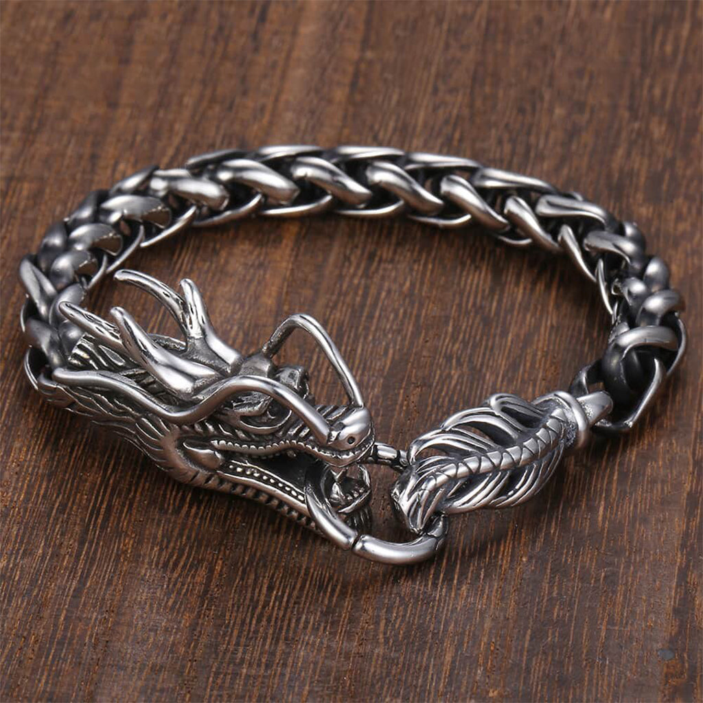 Armband Drake Rostfritt Stål & Dragon Cult